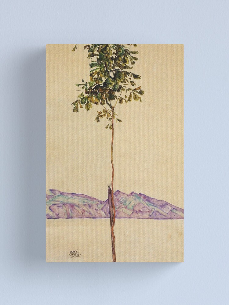 "Egon Schiele - Little Tree Chestnut Tree At Lake Constance 1912 ...