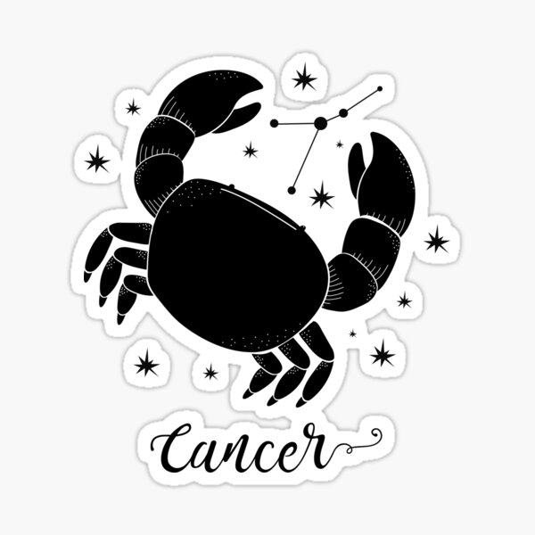 "Cancer Zodiac" Sticker by moonstarapparel | Redbubble