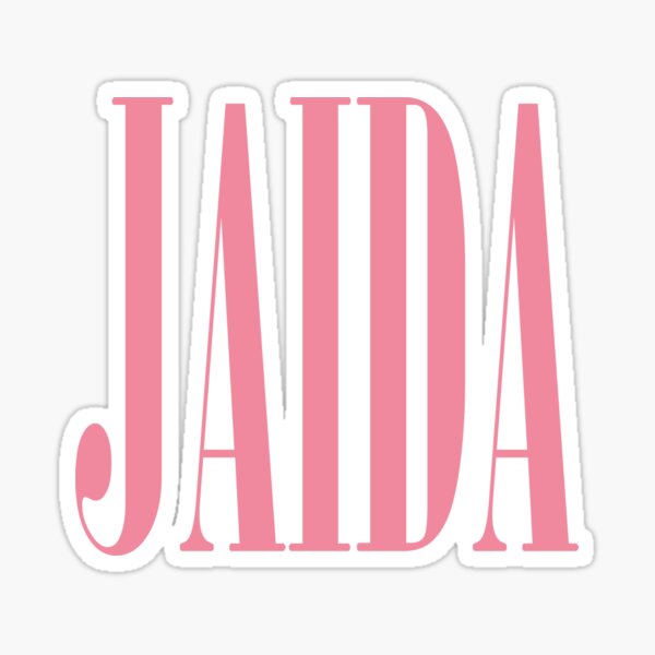 "Jaida Essence Hall Pink Minimal Drag Race" Sticker by iamcylo | Redbubble