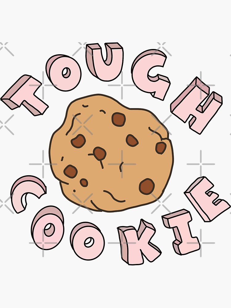 "Tough Cookie" Sticker for Sale by KawaiiDesuCo | Redbubble