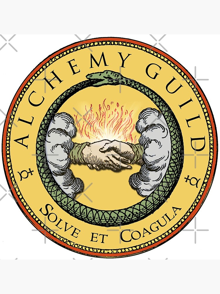 "Alchemy Guild Insignia" Postcard for Sale by Dennis William Hauck ...