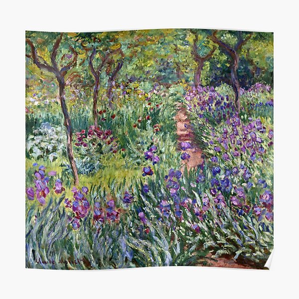 "Claude Monet - The Artist S Garden In Giverny 1900" Poster by ...
