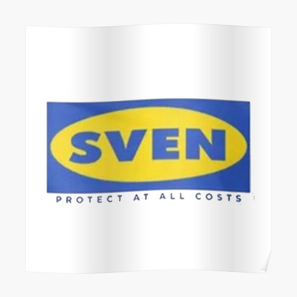 "PEWDIEPIE Sven merch!" Poster for Sale by siujyu | Redbubble