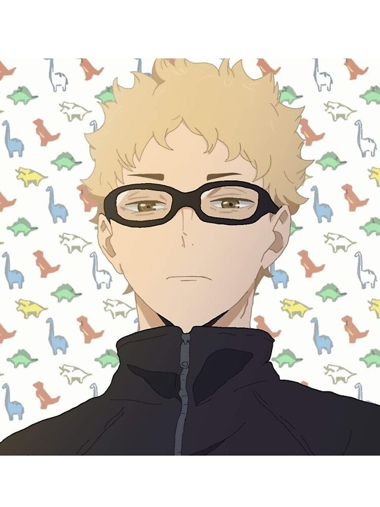 "Haikyuu Tsukishima Dino Print" iPhone Case for Sale by lilysyl | Redbubble
