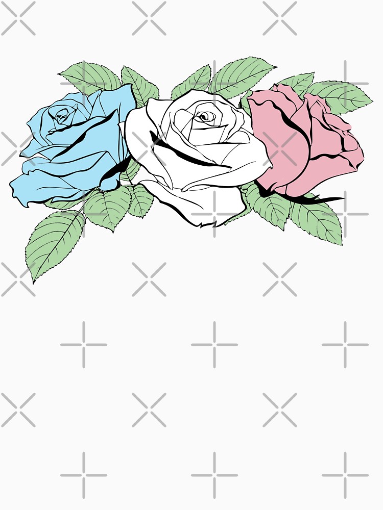"Trans Flowers" T-shirt by madisonplum | Redbubble
