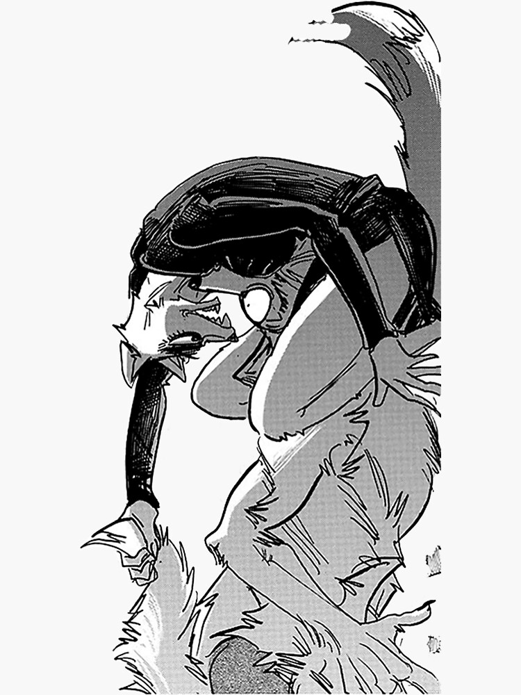 "BEASTARS Ten and Legoshi" Sticker for Sale by Craig gop | Redbubble