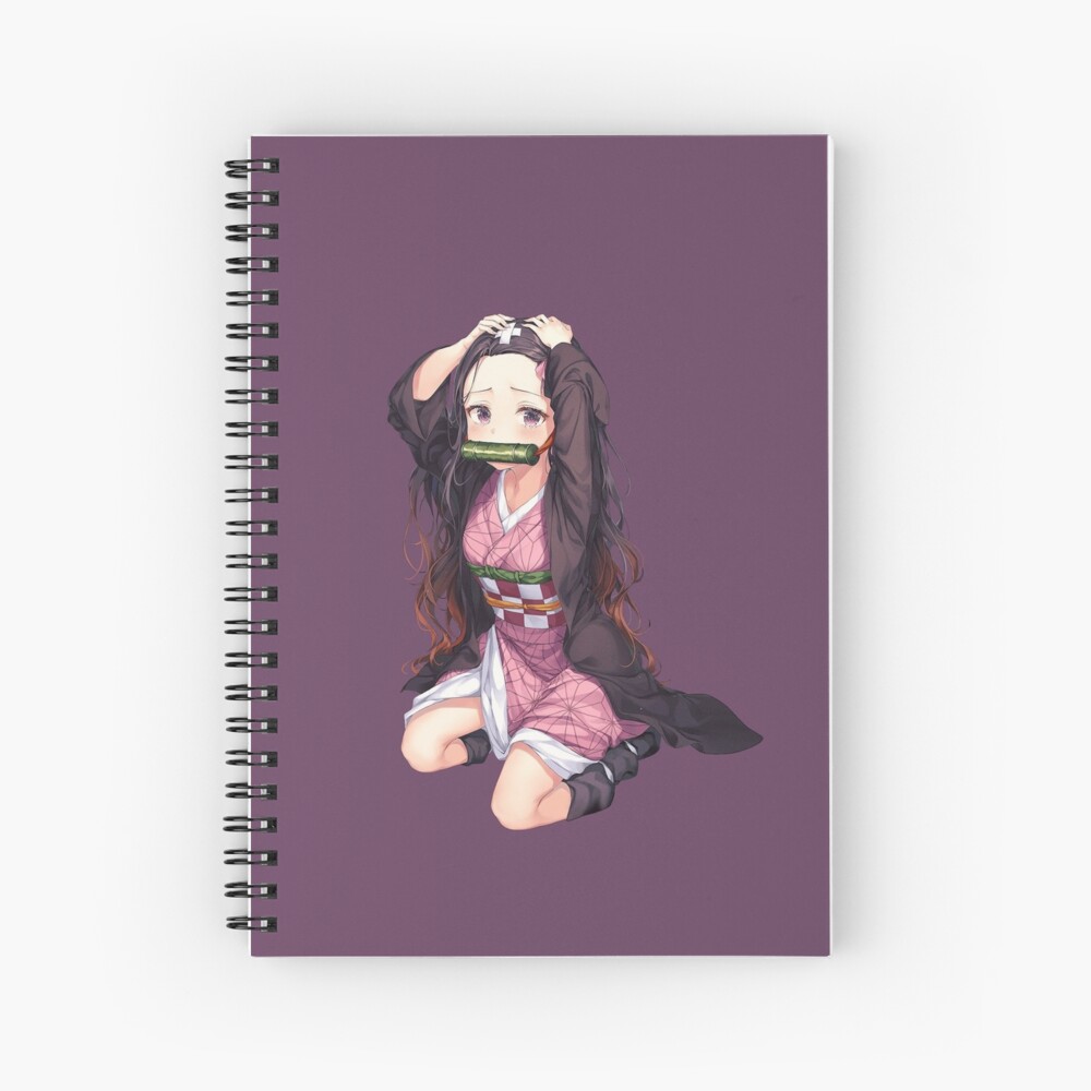"Nezuko Kamado Demon Slayer" Spiral Notebook by Loudmila | Redbubble