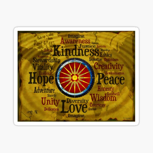 " Moral Compass" Sticker by rdanlopez | Redbubble