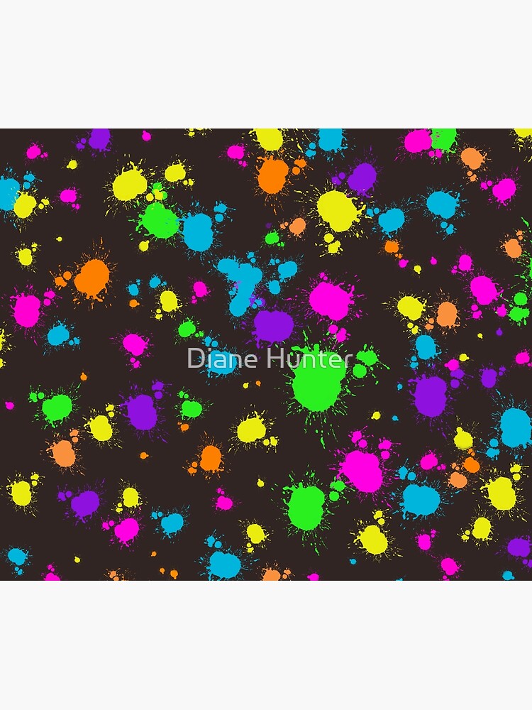 "Colourful splats and splodges" Poster by Nasusenaid | Redbubble