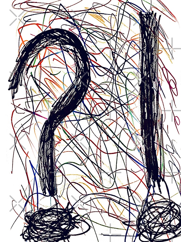 "Interrobang" Sticker by geminicollectiv | Redbubble