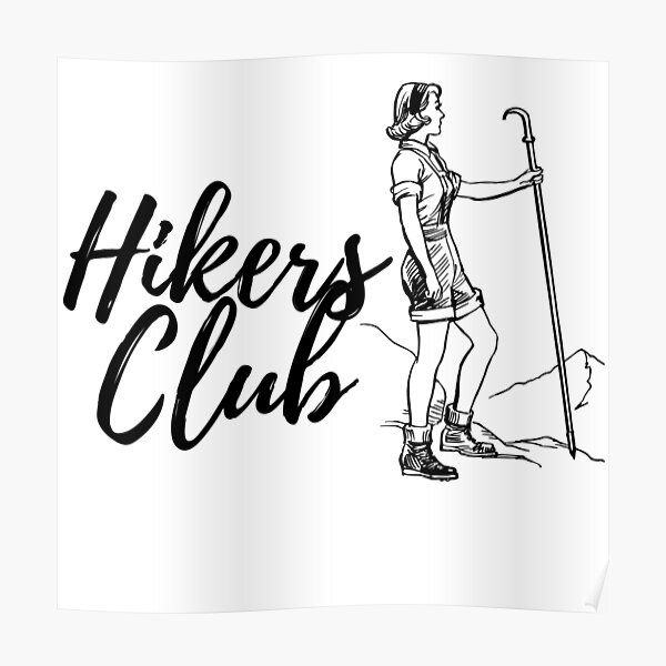 Walking Club Posters | Redbubble