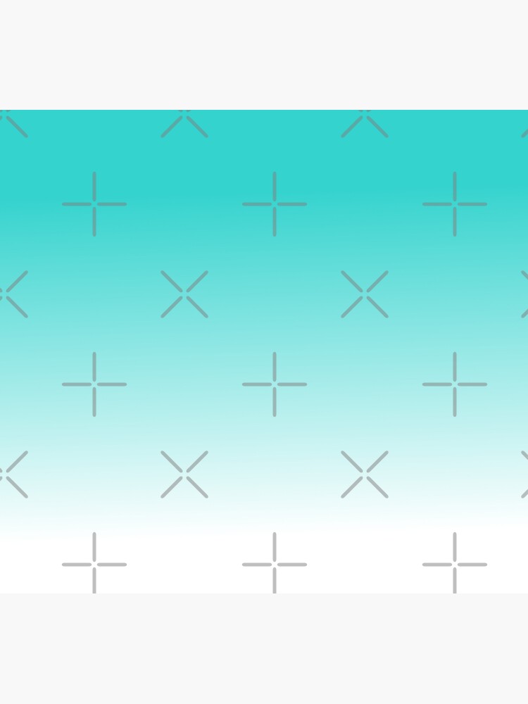 "Robin's Egg Blue Ombre Fading Gradient" Poster by ColorFlowArt | Redbubble