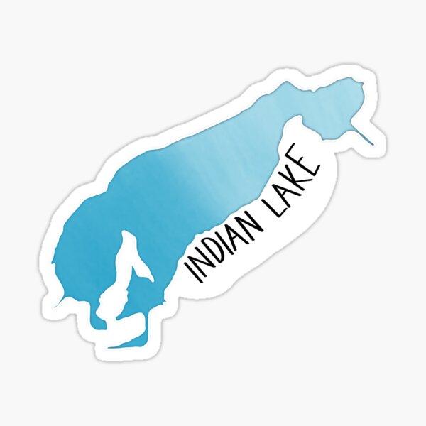 "Indian Lake Vicksburg, MI" Sticker by elliebognar | Redbubble