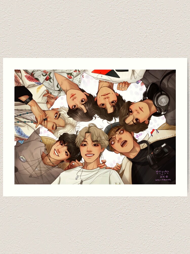"bangtan 7" Art Print for Sale by debrenner | Redbubble