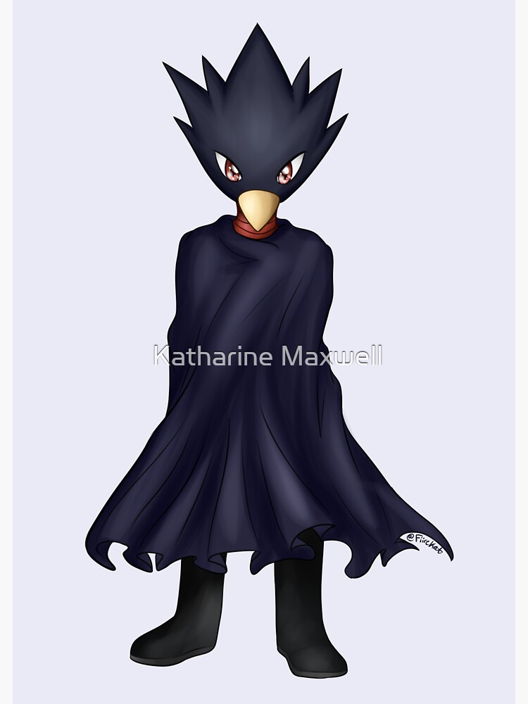 "Fumikage Tokoyami" Sticker for Sale by FirePokeMaster | Redbubble