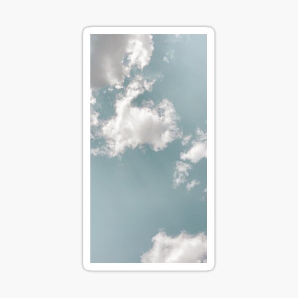 "Clouds and Sky Aesthetic" Sticker for Sale by Freshfroot | Redbubble