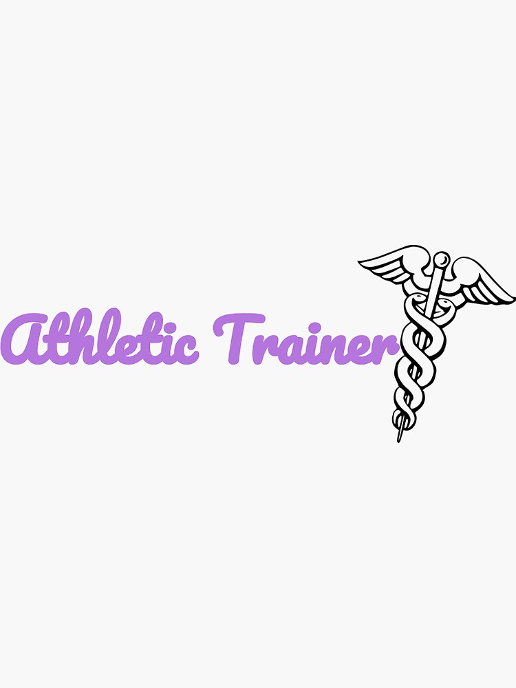 "Athletic Trainer" Sticker for Sale by ATprobs | Redbubble