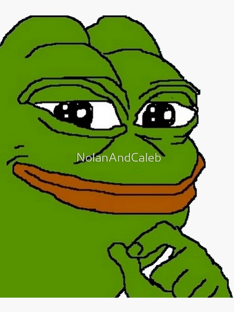 "Rare Pepe" Sticker by NolanAndCaleb | Redbubble