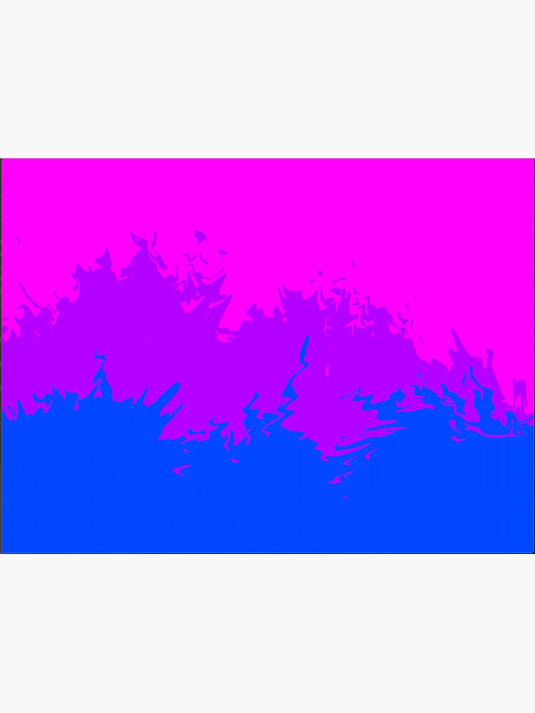 "Subtle Bi Flag" Sticker for Sale by Sophia-m999 | Redbubble