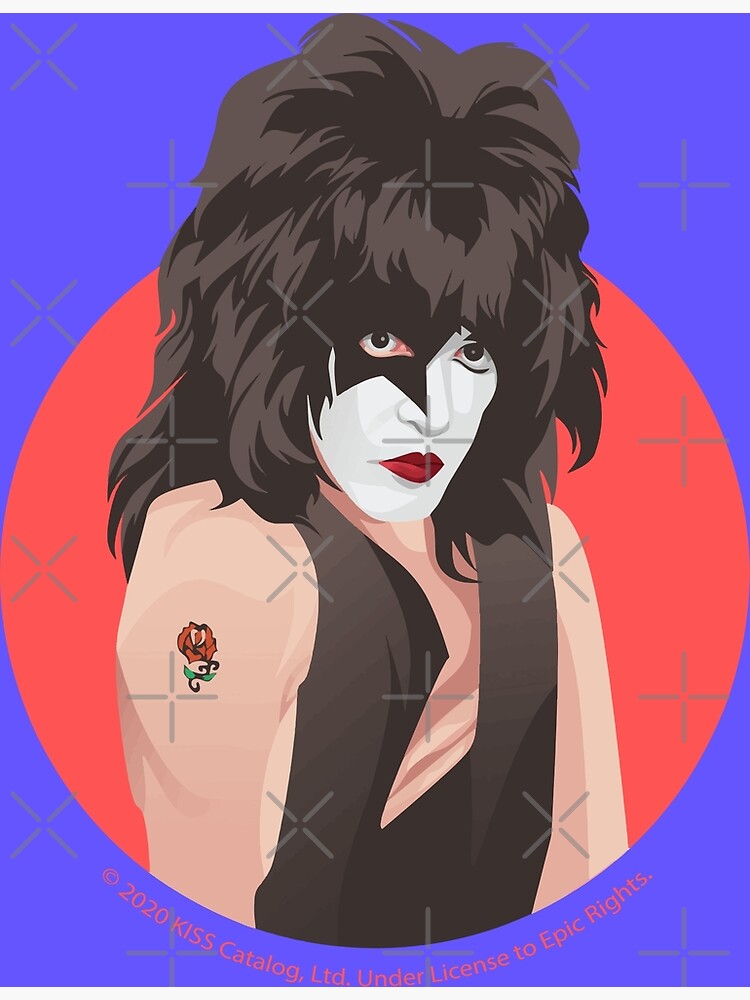 "KISS - The Starchild - Awesome Star Child Vector Illustration" Poster ...