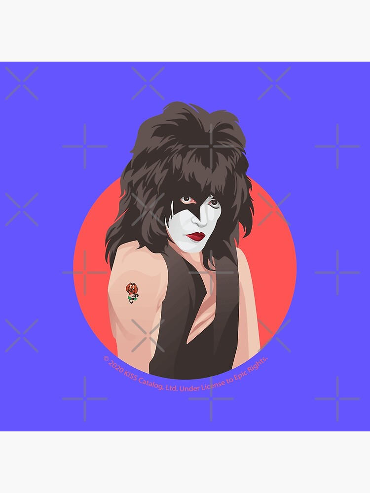 "KISS - The Starchild - Awesome Star Child Vector Illustration" Floor ...
