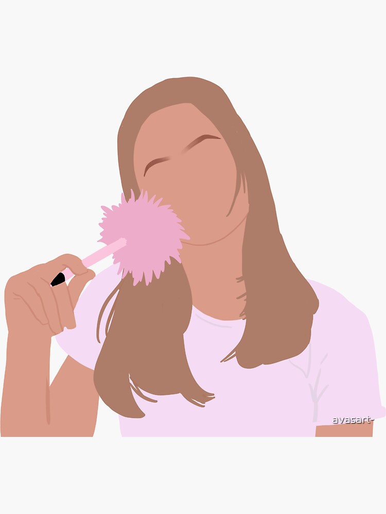 "Clueless " Sticker for Sale by avasart- | Redbubble