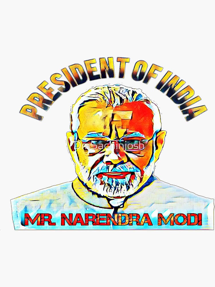 "Narendra Modi" Sticker for Sale by DmSachinjosh | Redbubble