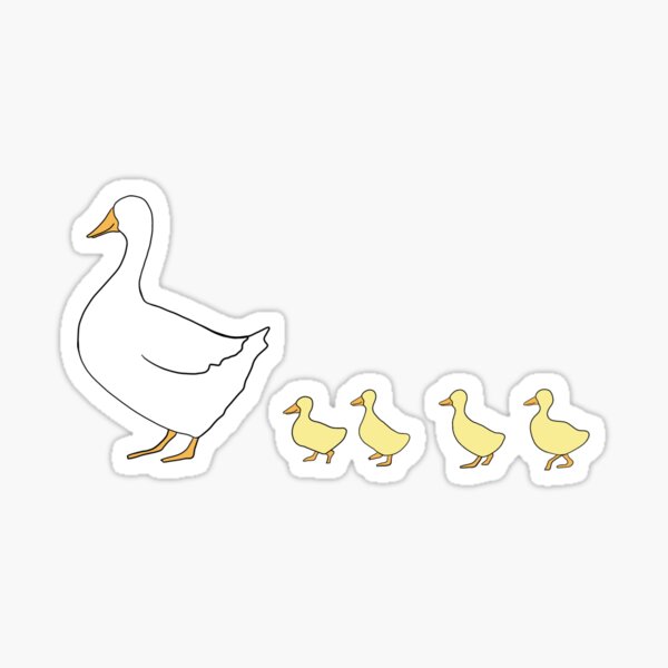 "Walking Ducks " Sticker by classyystickers | Redbubble