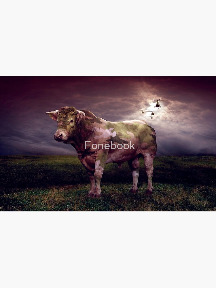 " Military Cow from Fonebook" Poster by Fonebook | Redbubble