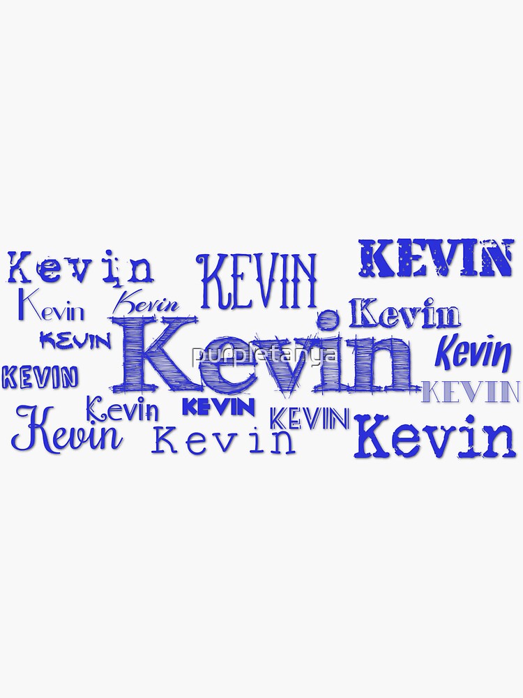 "Kevin" Sticker for Sale by purpletanya | Redbubble