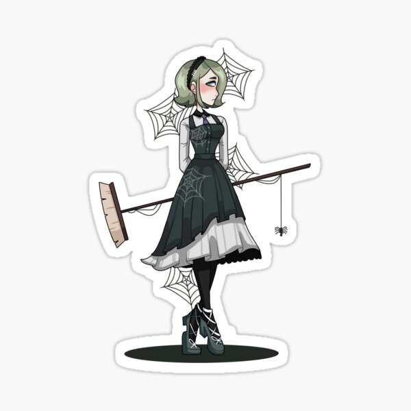 "Kirumi Tojo Danganronpa " Sticker for Sale by CaffeineVibes | Redbubble