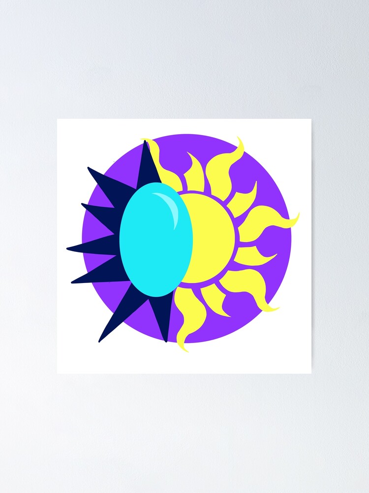 "Tangled Moonstone and Sundrop" Poster for Sale by cloudykate | Redbubble