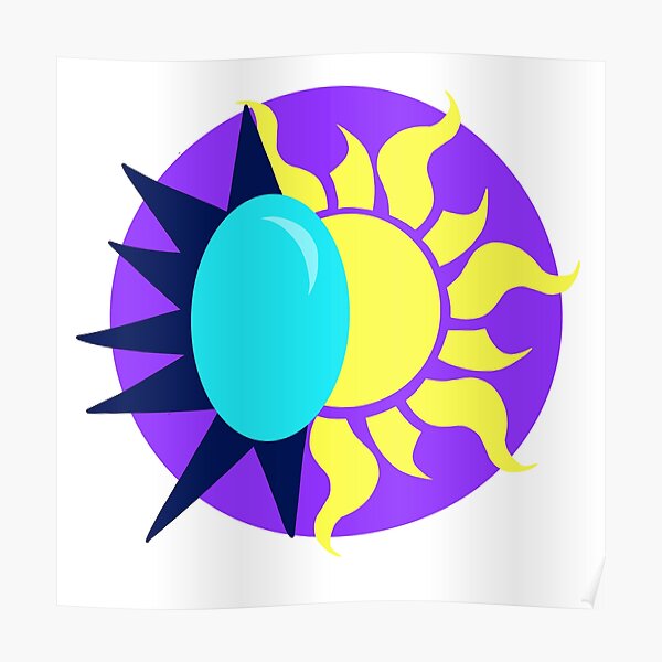 "Tangled Moonstone and Sundrop" Poster for Sale by cloudykate | Redbubble