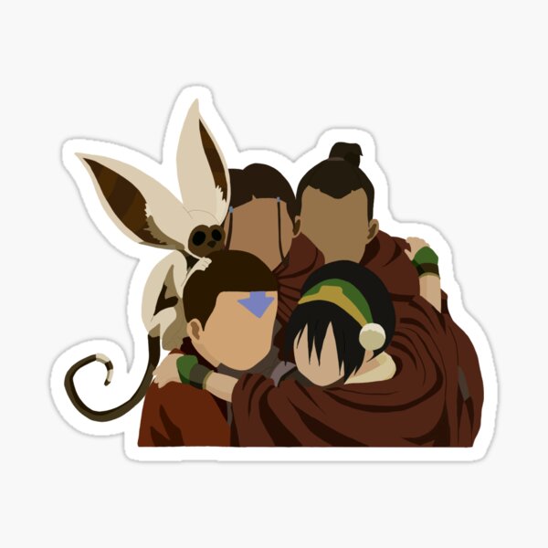 "Gaang Group Hug" Sticker for Sale by malice7222 | Redbubble