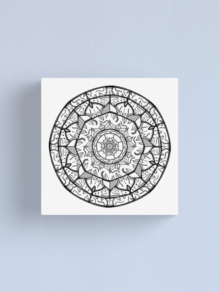 "Vine Mandala" Canvas Print for Sale by Kittyemily1201 | Redbubble