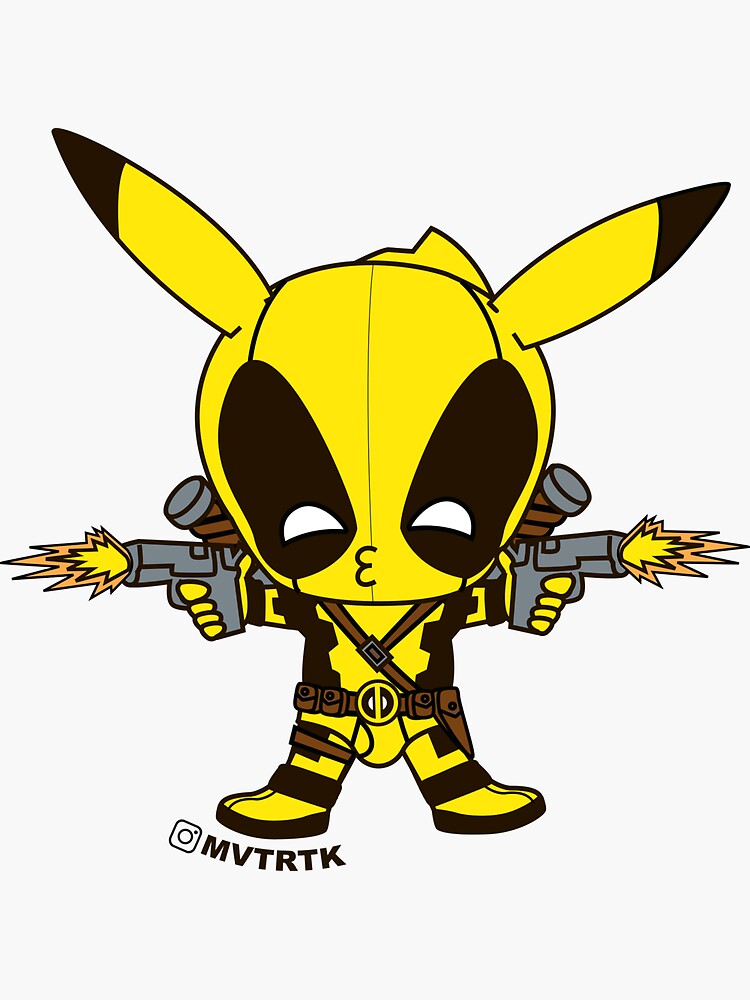 "PikaPool" Sticker by MVTRTK | Redbubble