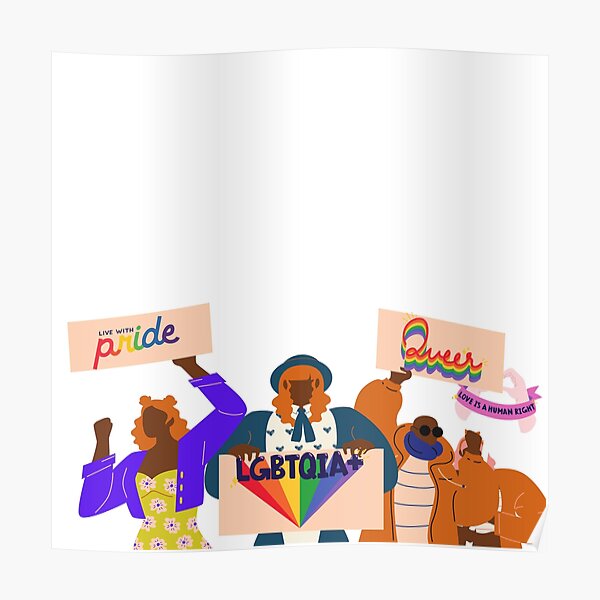 "LGBTQIA + Love logo" Poster by sallynaceur213 | Redbubble