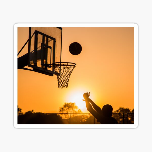 "Basketball court " Sticker for Sale by Aya2kinsi | Redbubble