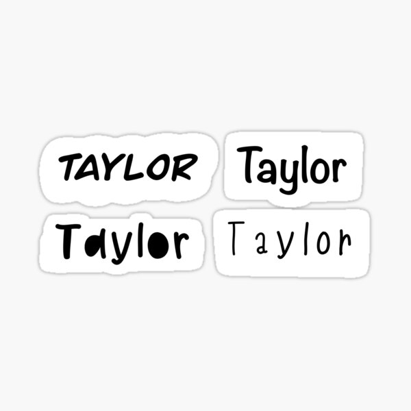 "Taylor stickers pack" Sticker by taylorisarty | Redbubble