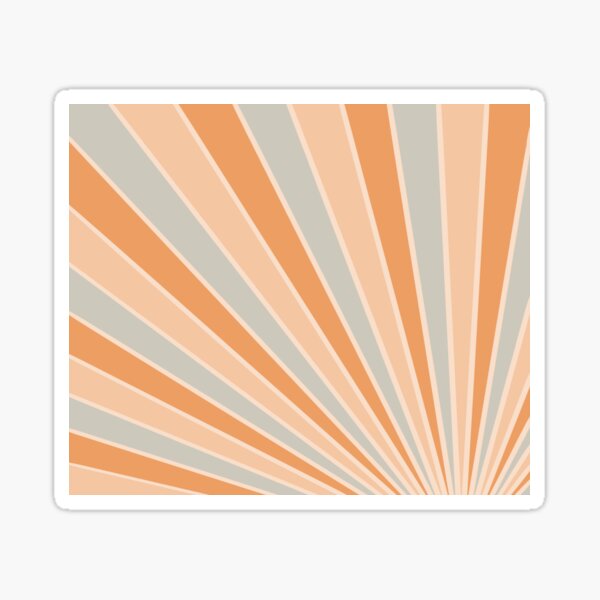 "Orange VSCO Sunset Pattern" Sticker by tatianamm | Redbubble