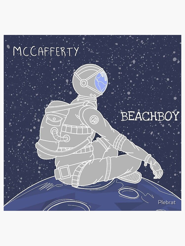 "McCafferty Beachboy Album Cover" Sticker for Sale by Plebrat | Redbubble