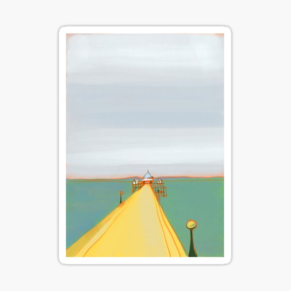 "Pier" Sticker by alex-studios | Redbubble