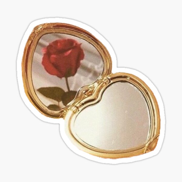 "Vintage aesthetic mirror" Sticker for Sale by Samanthamtuk | Redbubble