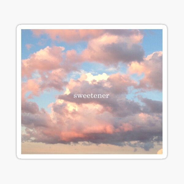"sweetener #1" Sticker for Sale by laeba-x | Redbubble