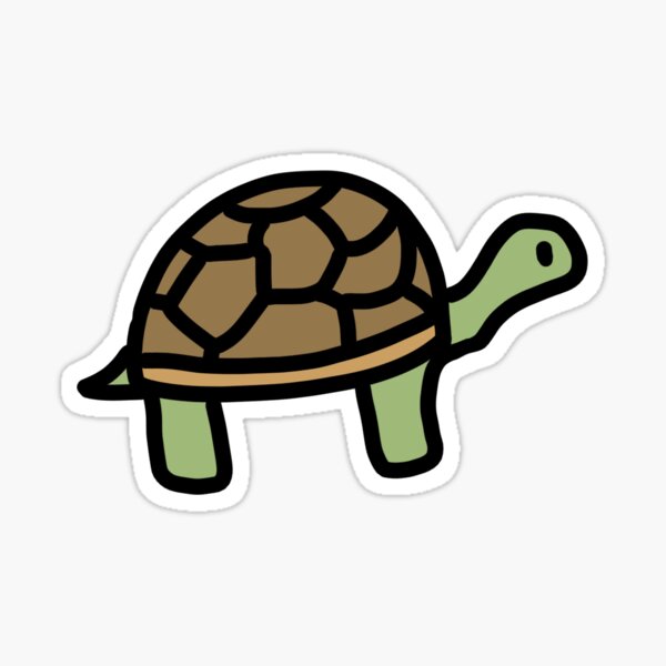 "Little turtle tortoise" Sticker by bassoongirl123 | Redbubble