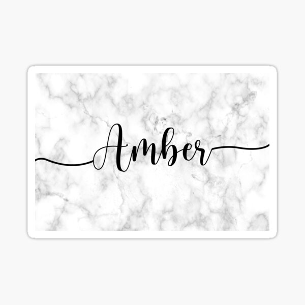 "Amber" Sticker by clothely | Redbubble
