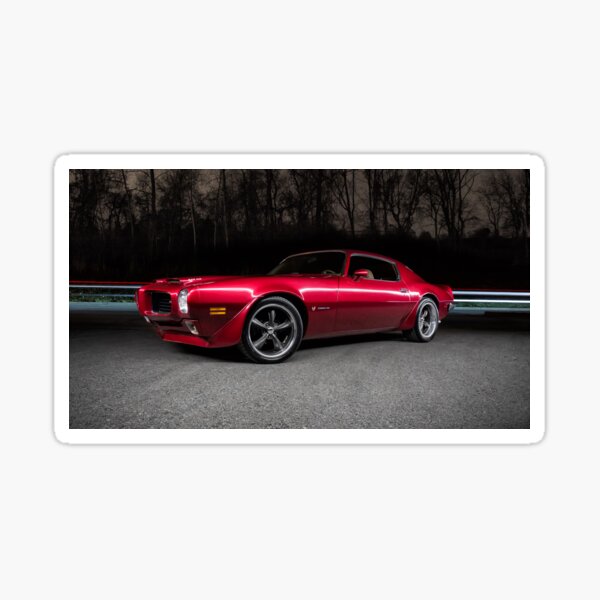 "1973 Pontiac Firebird" Sticker by speednbeauty | Redbubble