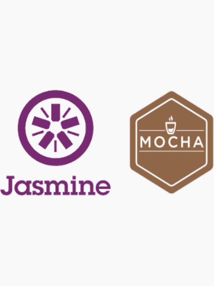 "Jasmine Mocha js pack Unit Test Framework" Sticker for Sale by ...