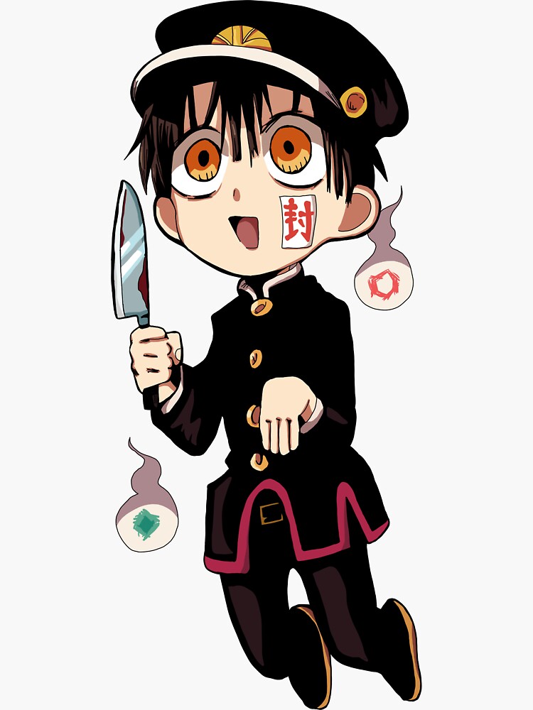 "hanako with a knife" Sticker for Sale by angelinafeng | Redbubble