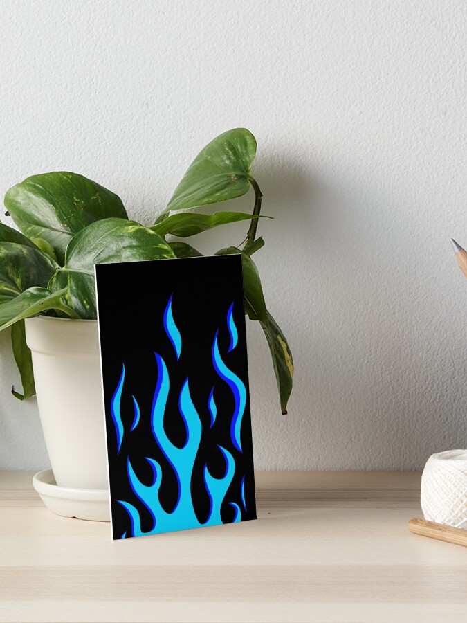 "blue flame" Art Board Print for Sale by chelfors | Redbubble